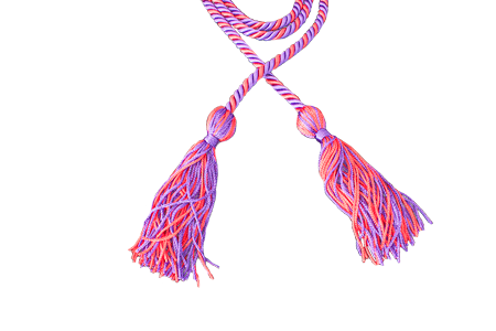Purple and Pink Cords for Graduation