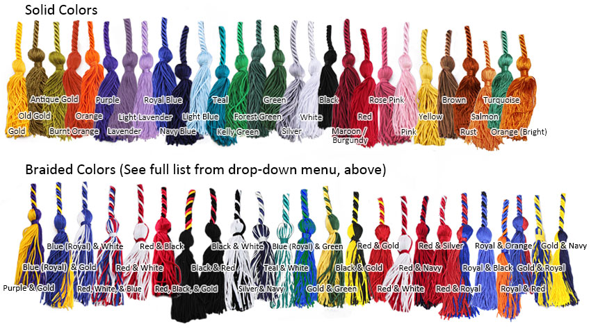 Graduation Honor Cords - Double | Honors Graduation